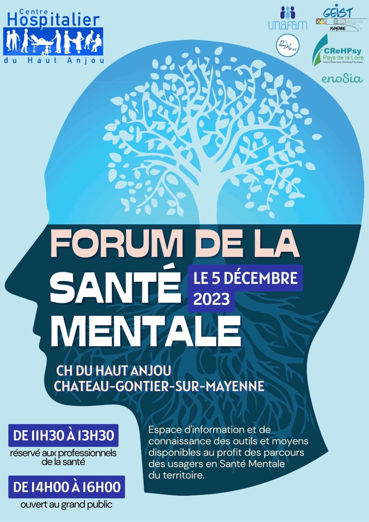 Forum de la santé mentale - Centre Hospitalier du Haut Anjou