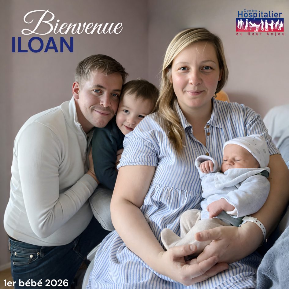 Bienvenue à Iloan, premier bébé de l’année 2026 au CH du Haut Anjou ...